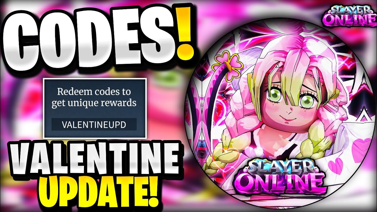 🤯*NEW* All Working VALENTINES UPDATE CODES FOR SLAYER ONLINE! ROBLOX ...