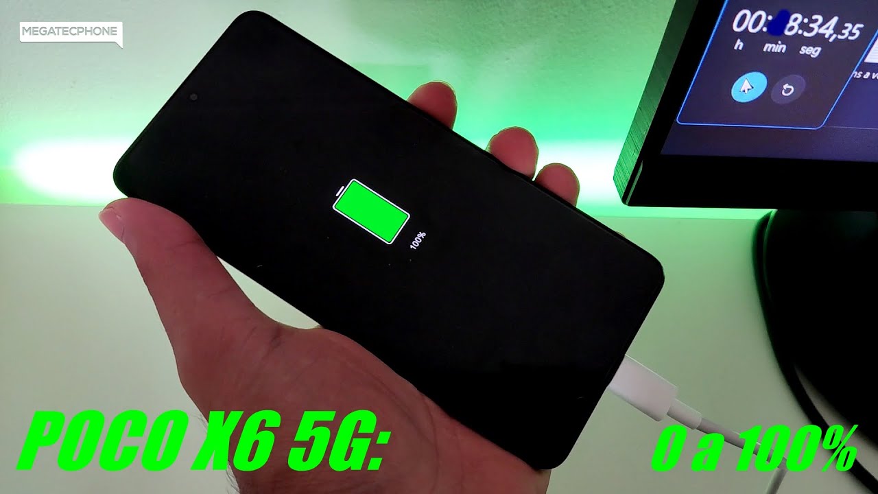 🔥POCO X6 5G | Tempo de Carregamento | Bateria 0 a 100% 67W Battery ...