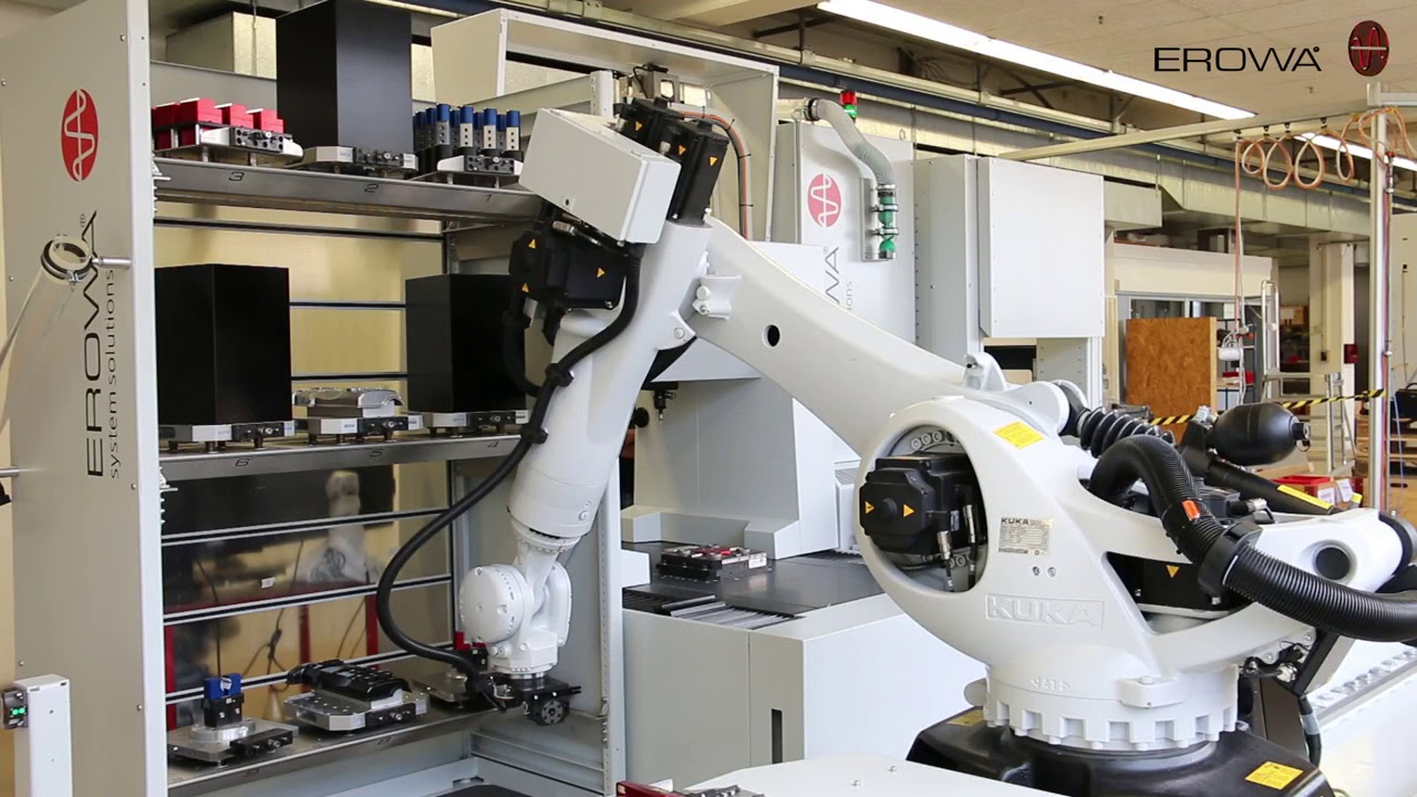 erowa robot six gopro vision - YouTube