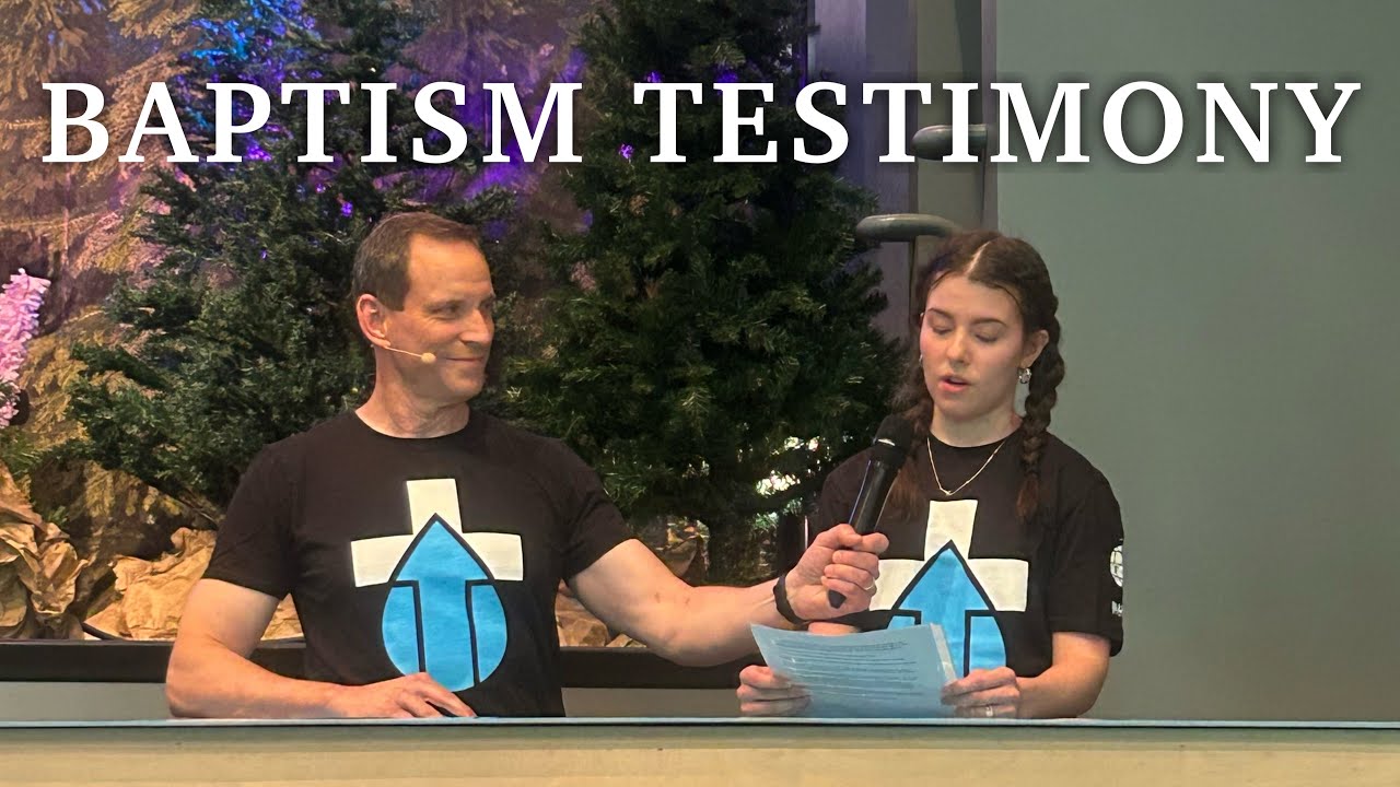 Carrie's Baptism Testimony - YouTube