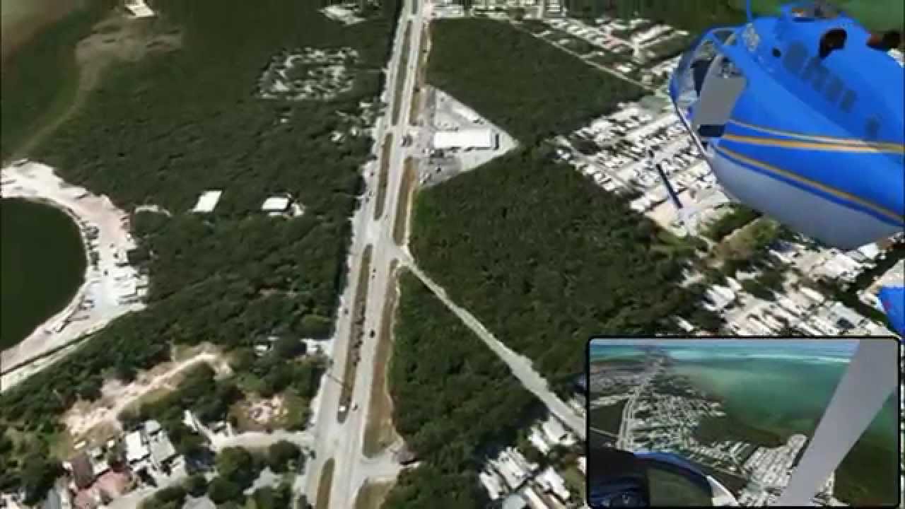 Downtown Key Largo Flyover - YouTube