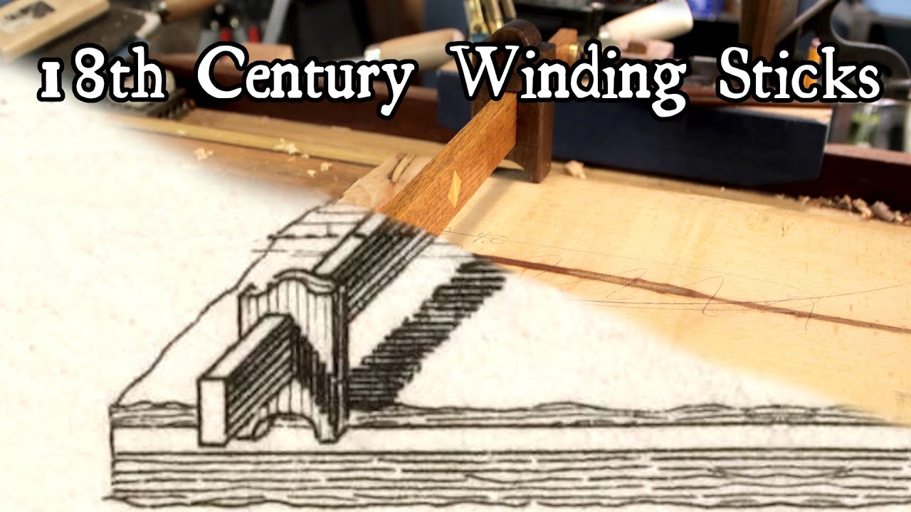 Making Roubo's Winding Sticks // 18th Century Hand Tools - YouTube
