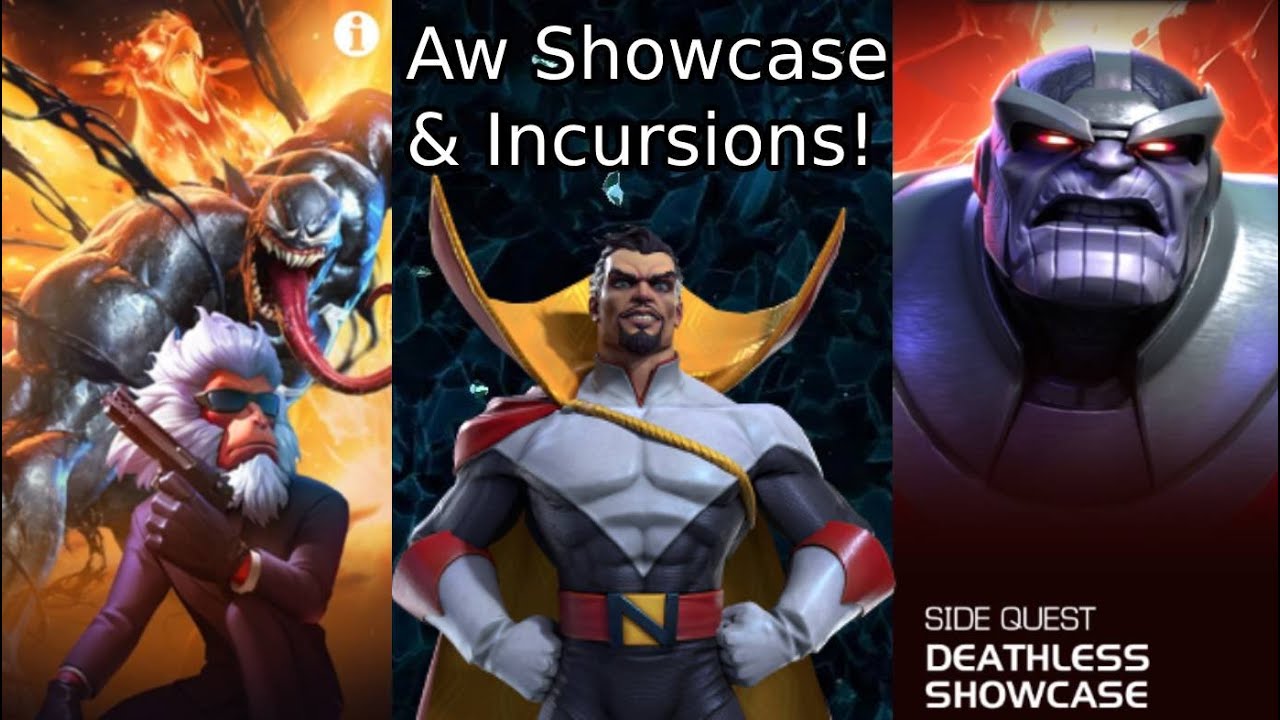 Aw Showcase And Incursions? Marvel Contest Of Champions - YouTube