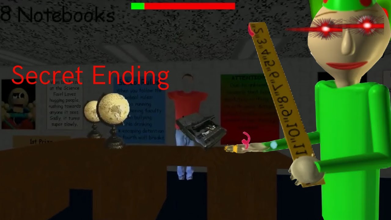 ПРИКЛЮЧИ ПАРТИТО...|Baldi`s Basics:Party Style (Secret Ending) - YouTube