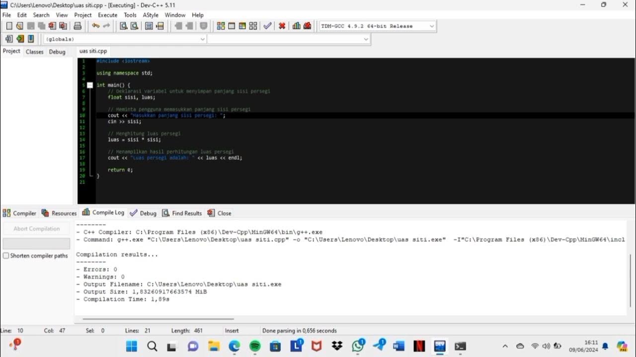 Presentasi Tugas Akhir Mata Kuliah Pengantar Coding Membuat Program ...