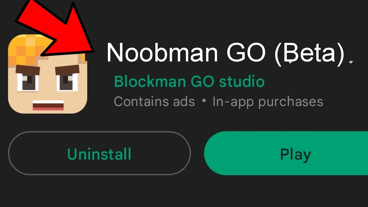 New *NOOBMAN GO* is Finally Here... (Blockman GO) - YouTube