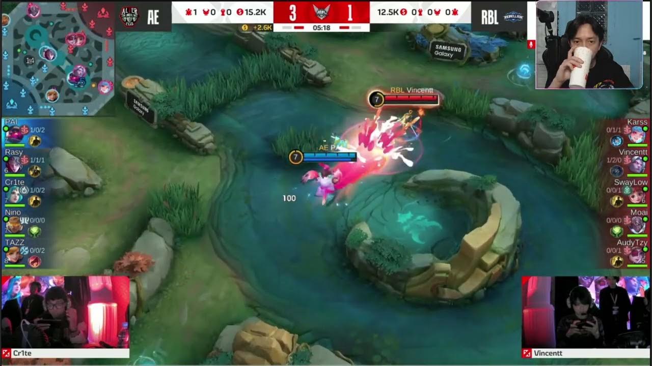 PAI COSPLAY JADI FLAPTZY! AE VS RBL - MPL-ID S13 WEEK 1 DAY 2 - YouTube