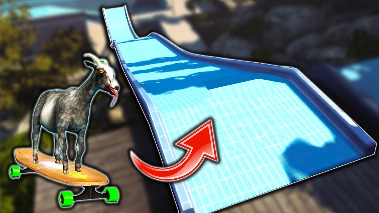 JUMPING OFF THE *BIGGEST* RAMP! (Goat Simulator) - YouTube