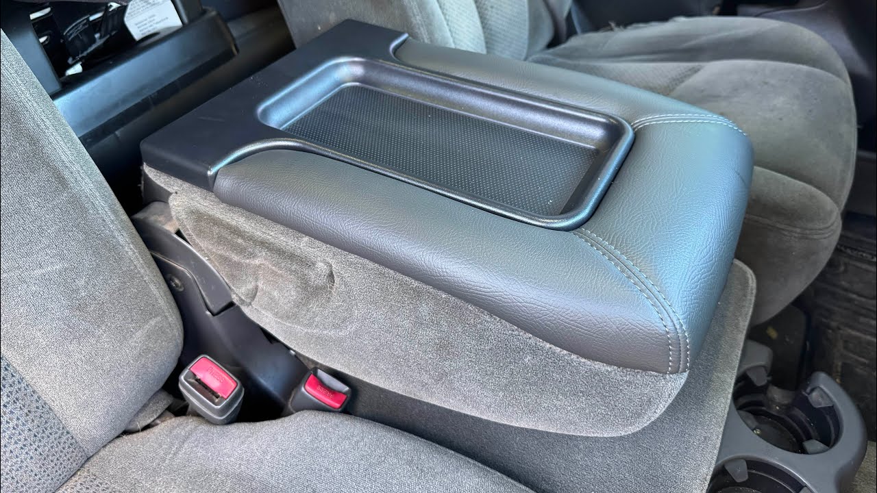 Replace Chevy Silverado GMC Sierra Center Console Lid 99-07 - YouTube