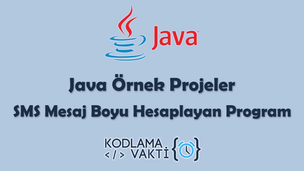 #Java Örnek Projeler 23 - SMS Mesaj Boyu Hesaplayan Program - YouTube