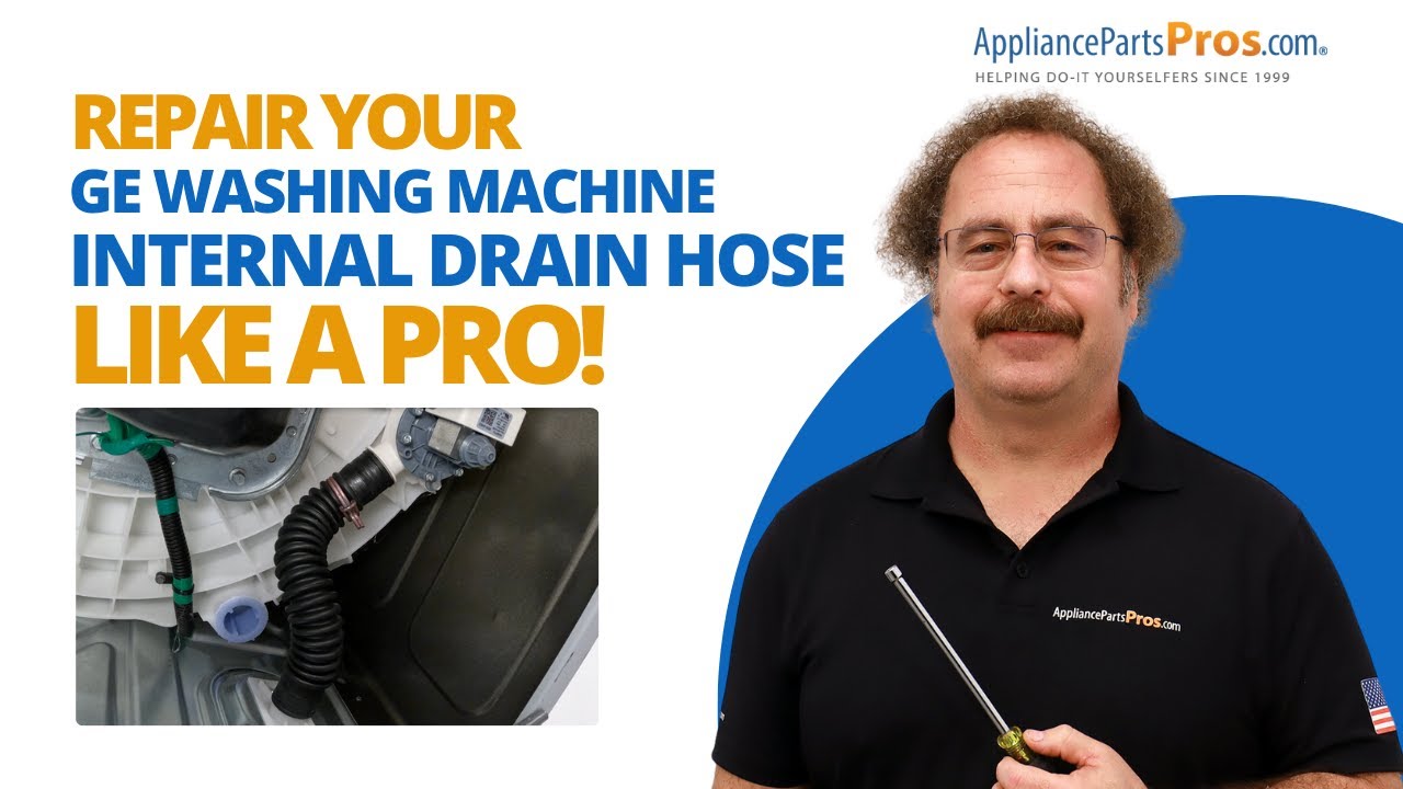 How To Test and Replace A GE Washing Machine Internal Drain Hose - YouTube