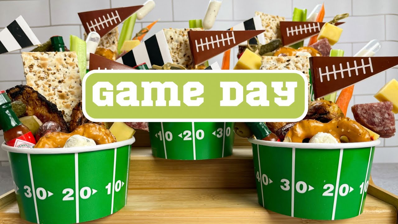 Create the Ultimate Football Snack Cup: Single Serving Charcuterie ...