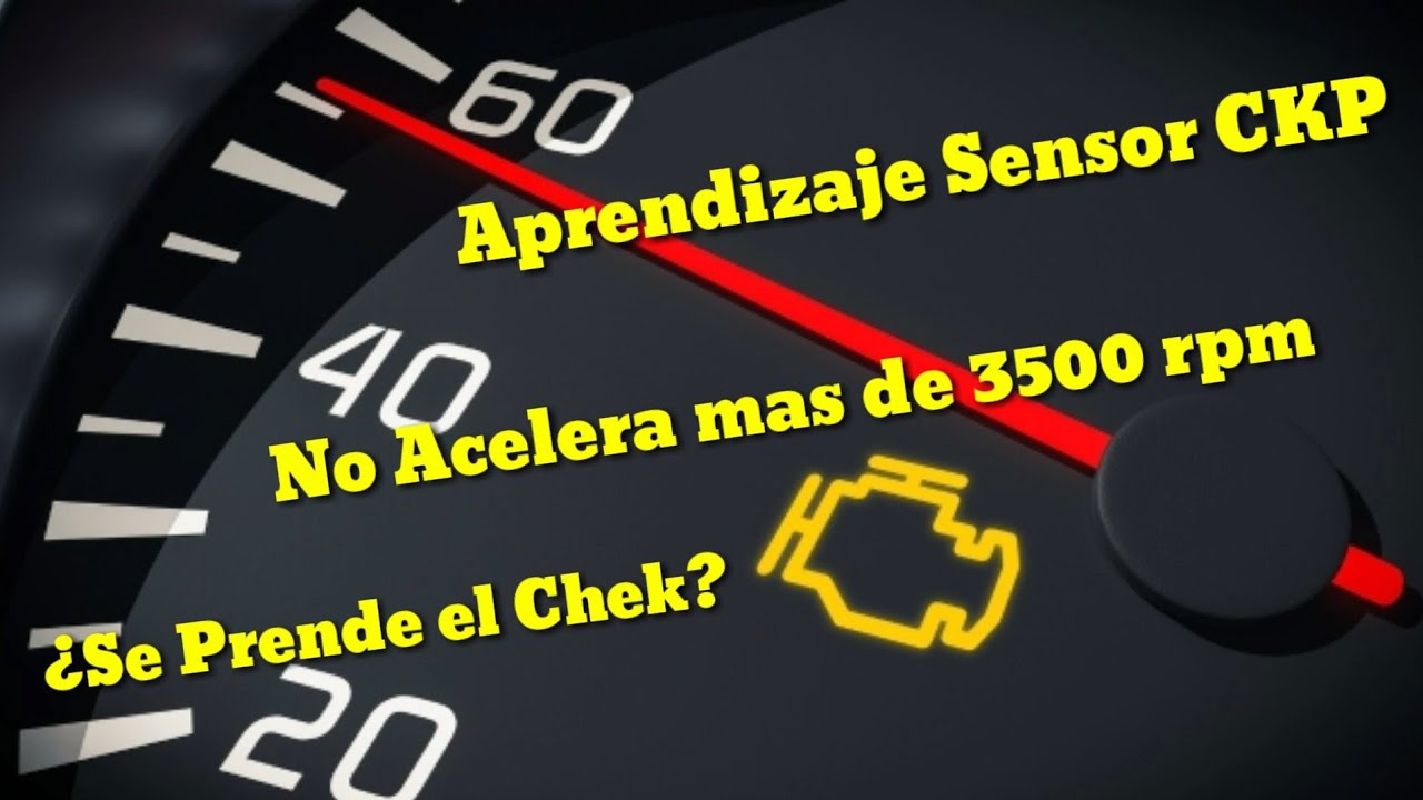 APRENDIZAJE DE SENSOR CKP o RPM, Falla en altas revoluciones, Con ...