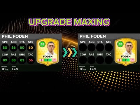 DLS 25 | Nâng Cấp Max Tiền Đạo Phil Foden - YouTube