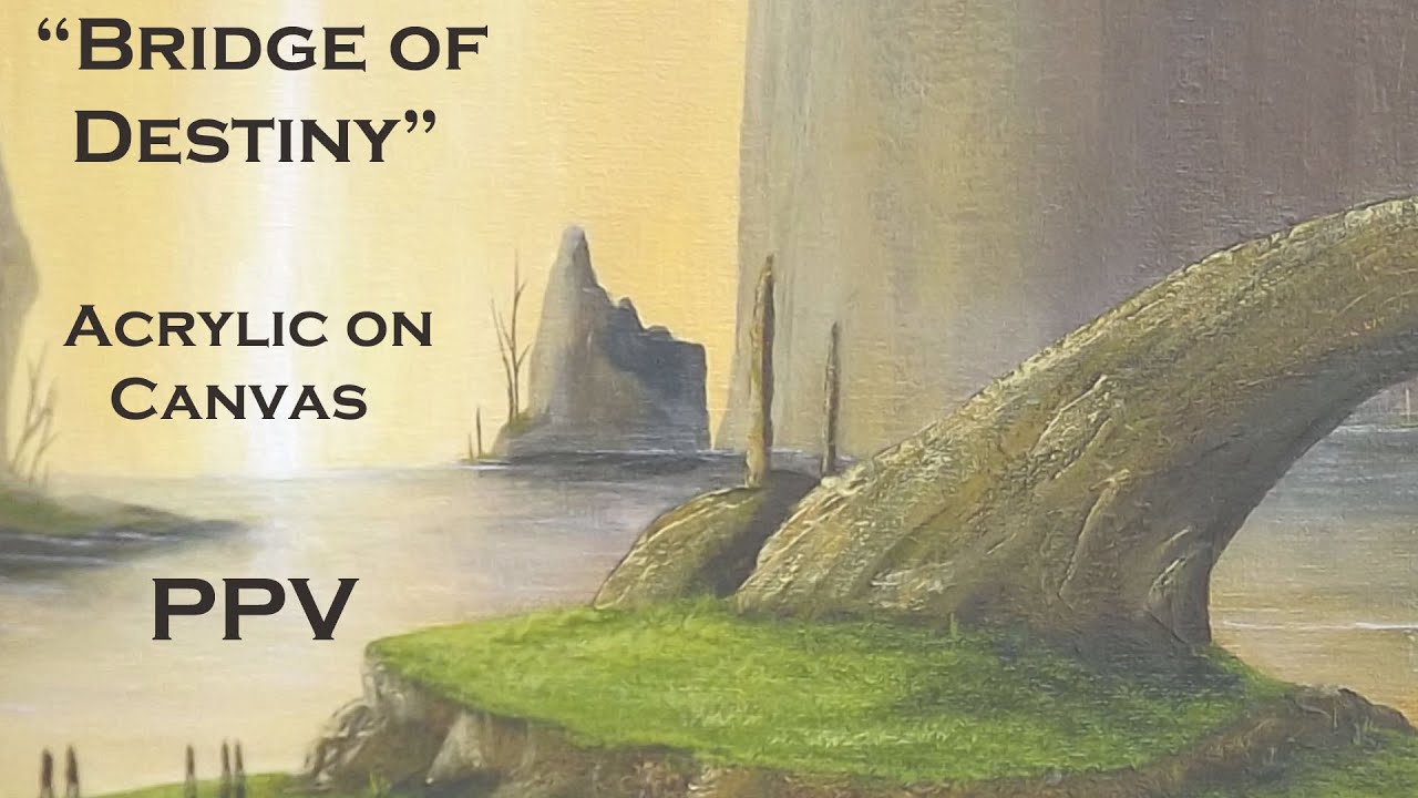 Bridge of Destiny | Painting Process Video - YouTube