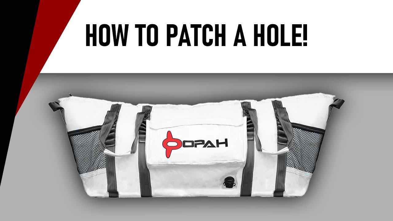 Patching a hole in your Opah Gear Fish Cooler Bag - YouTube