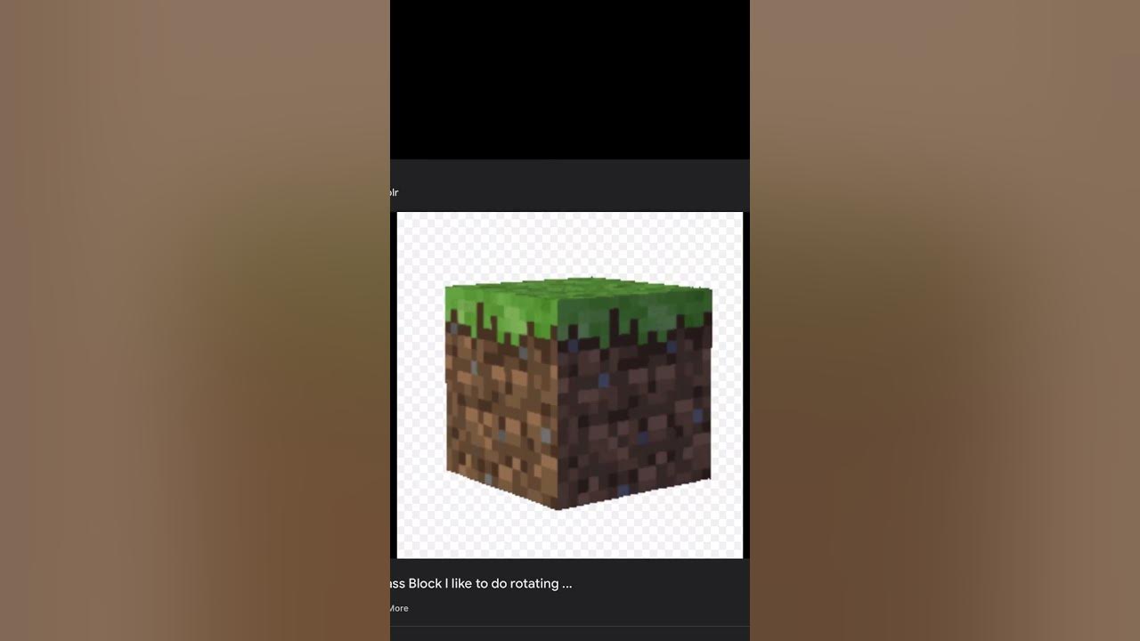 Spinning Minecraft Block - YouTube