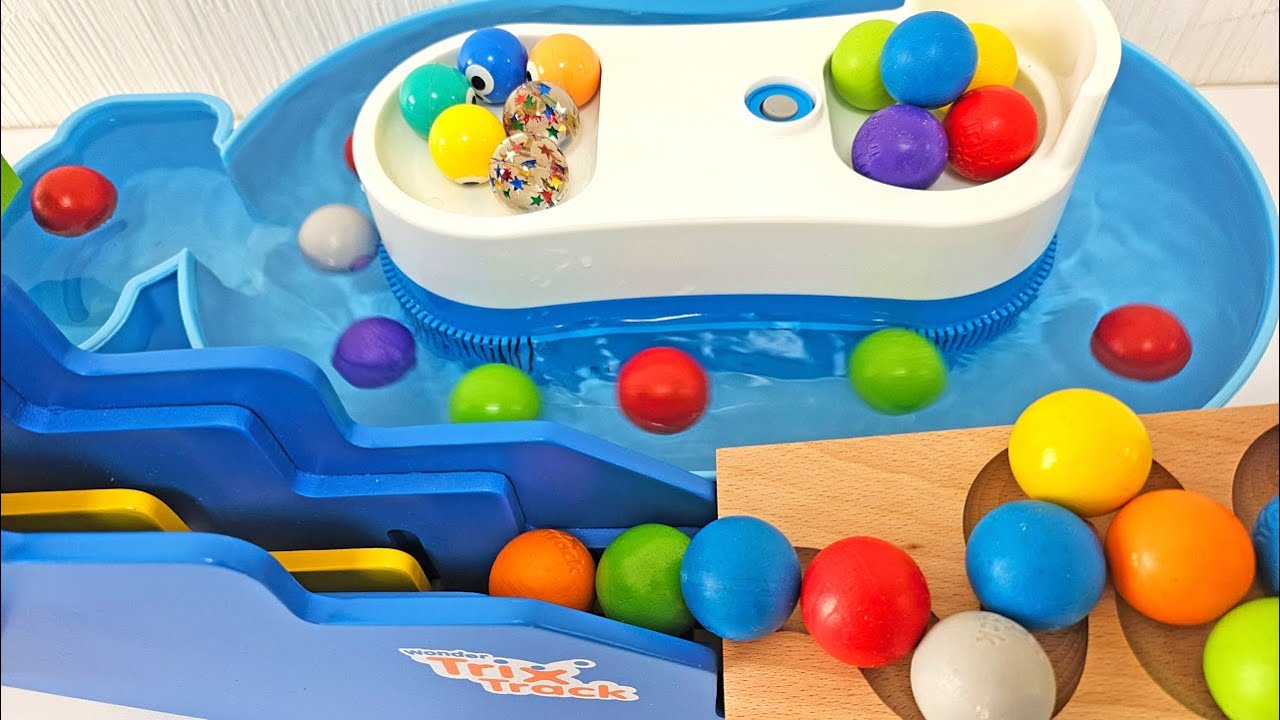 More than 5 types of water marble run ♪Trix Track x Kumikumi Slope x ...