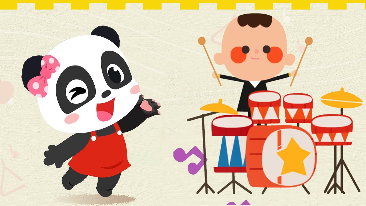 Baby Panda's Music Concert - Learn to Play Different Musical ...