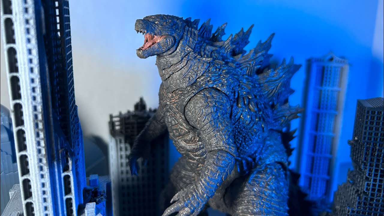 Godzilla stop motion - YouTube