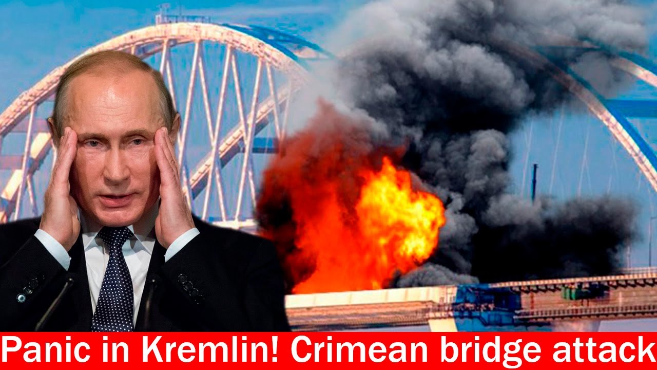 Panic in the Kremlin! Crimean bridge attack - Overnight drone paralyzed ...