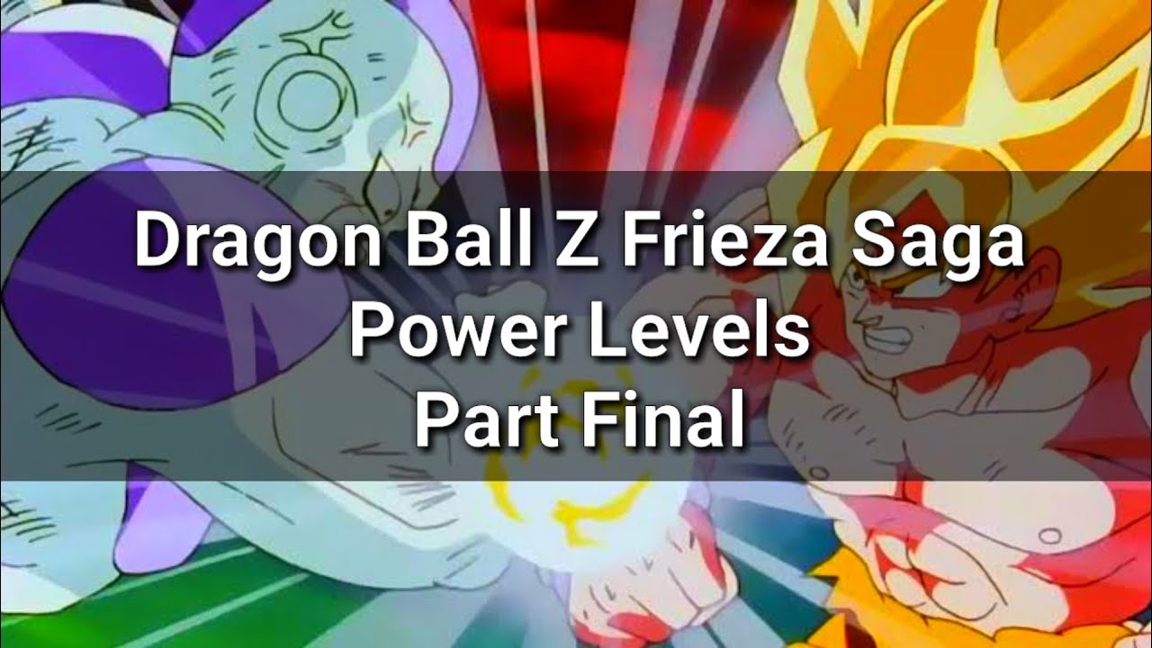 Dragon Ball Z Frieza Saga Power Levels Part 3/3 - YouTube