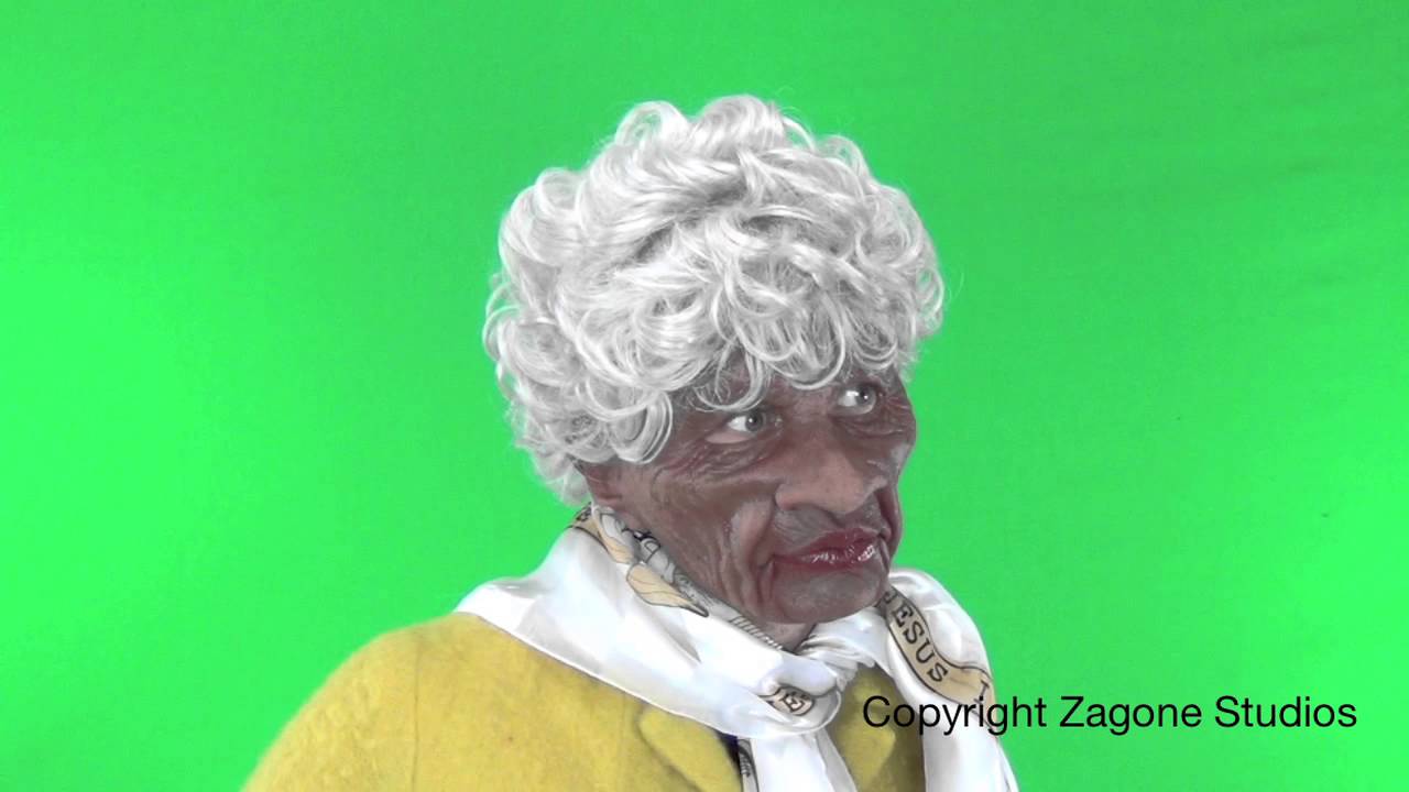 Black Old Lady Masks