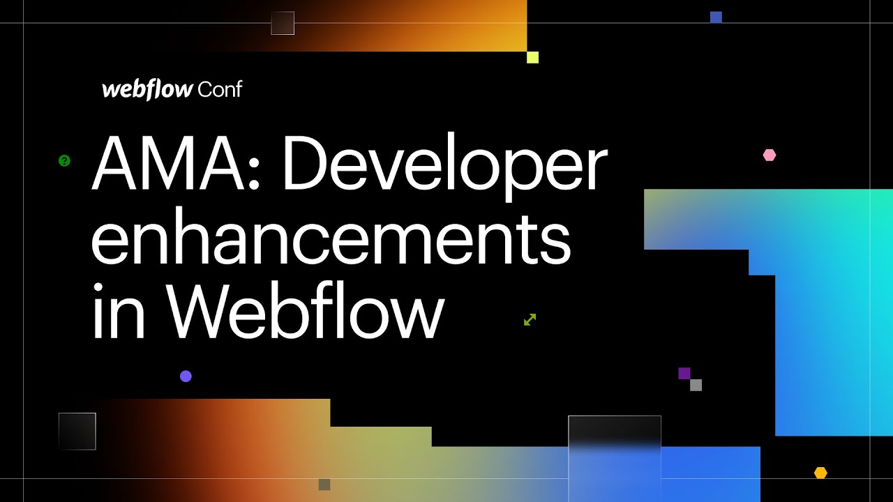 Developer enhancements in Webflow — Webflow Conf 2022 - YouTube