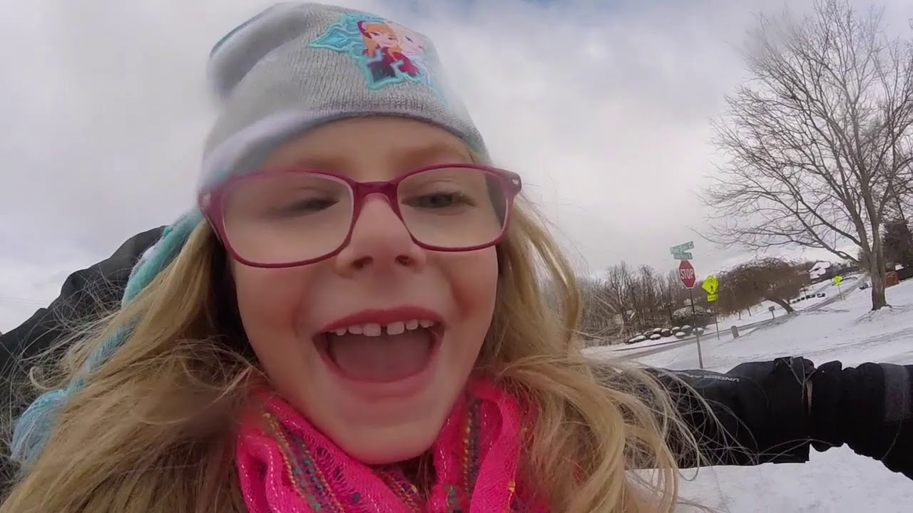 Addie kate SNOW DAY 2 - YouTube