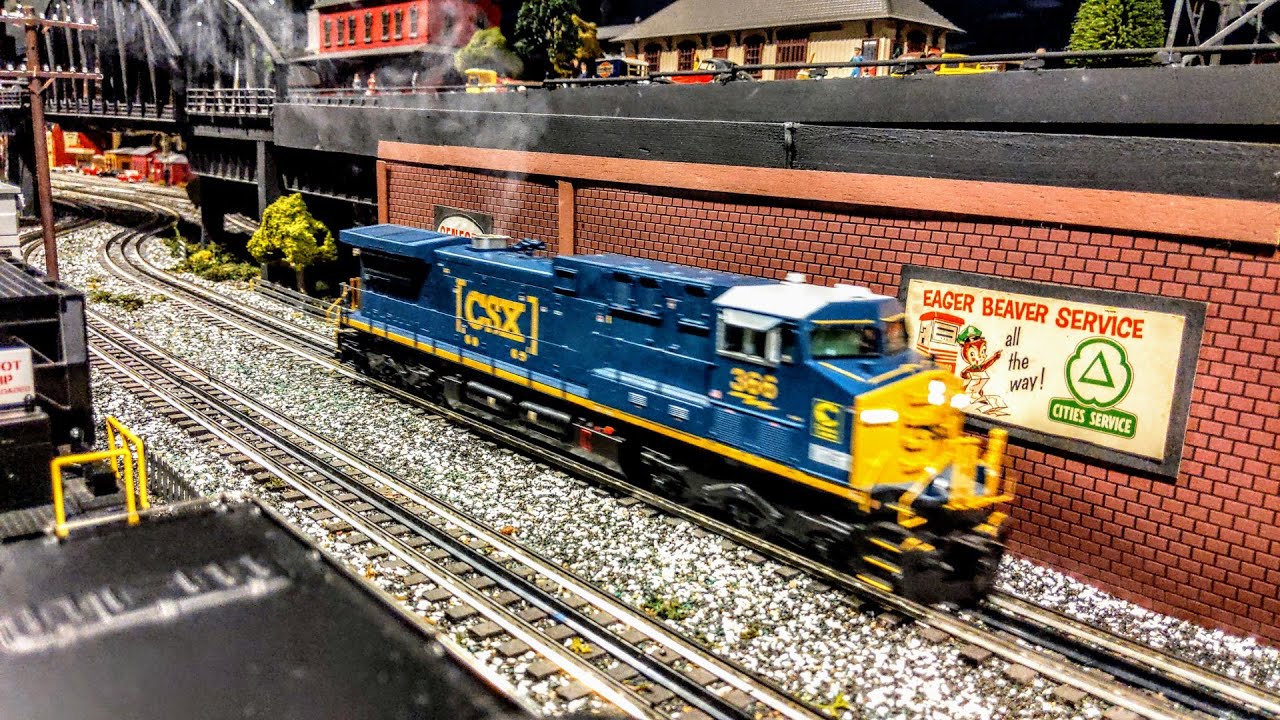 MTH CSX Chessie System Sticker Emblem AC4400CW #366 on Corner Field ...