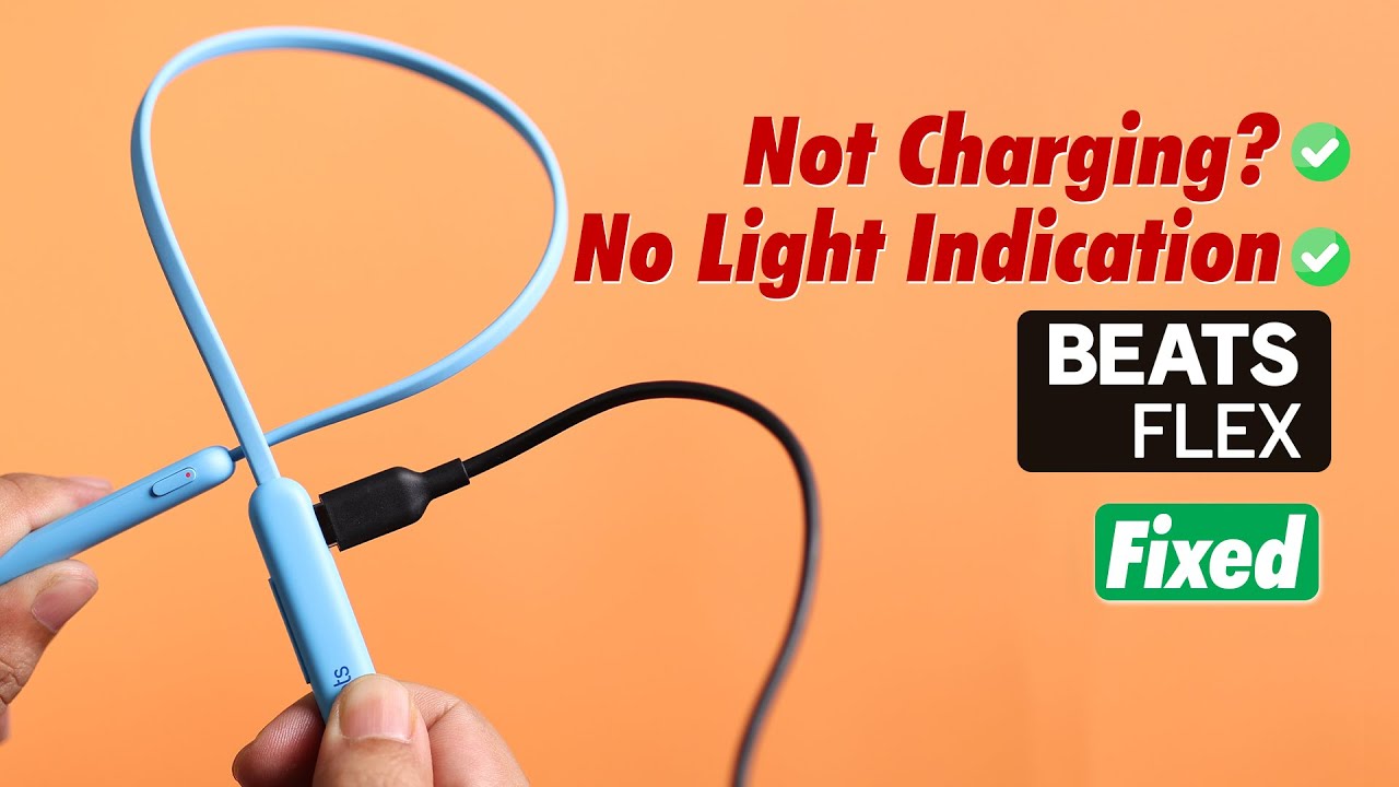 Beats Flex Earphones Not Charging - Fix [NO Light] - YouTube