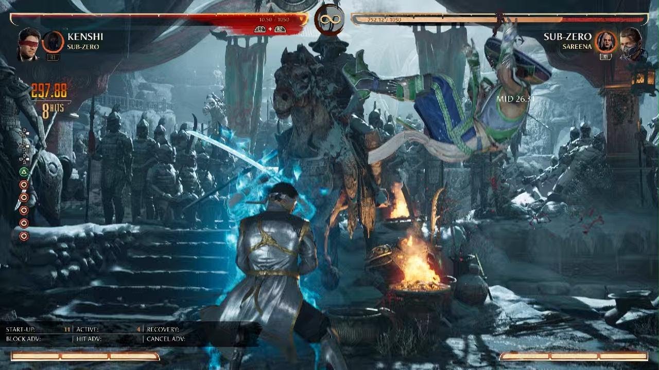 MK1 - kenchi Combo And sento stance Setup - YouTube