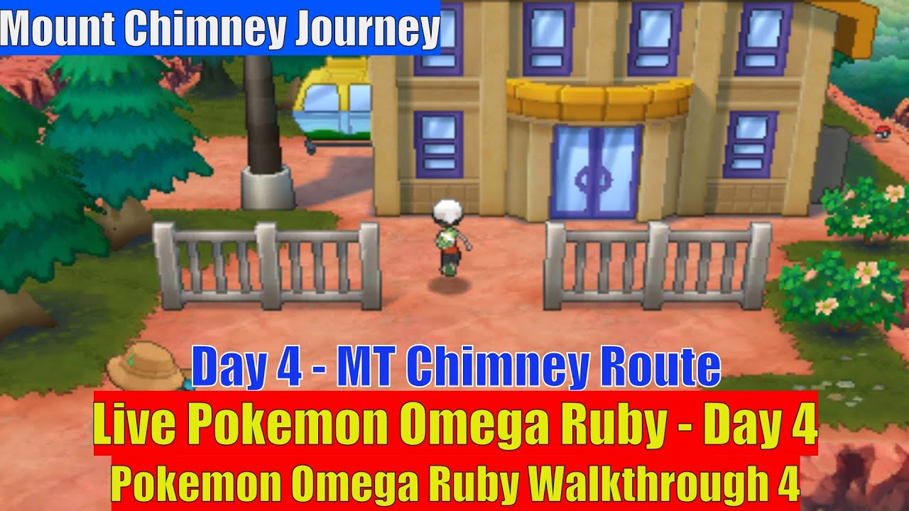 [LIVE] Pokemon Omega Ruby // MT Chimney Route // Fallarbor City ...