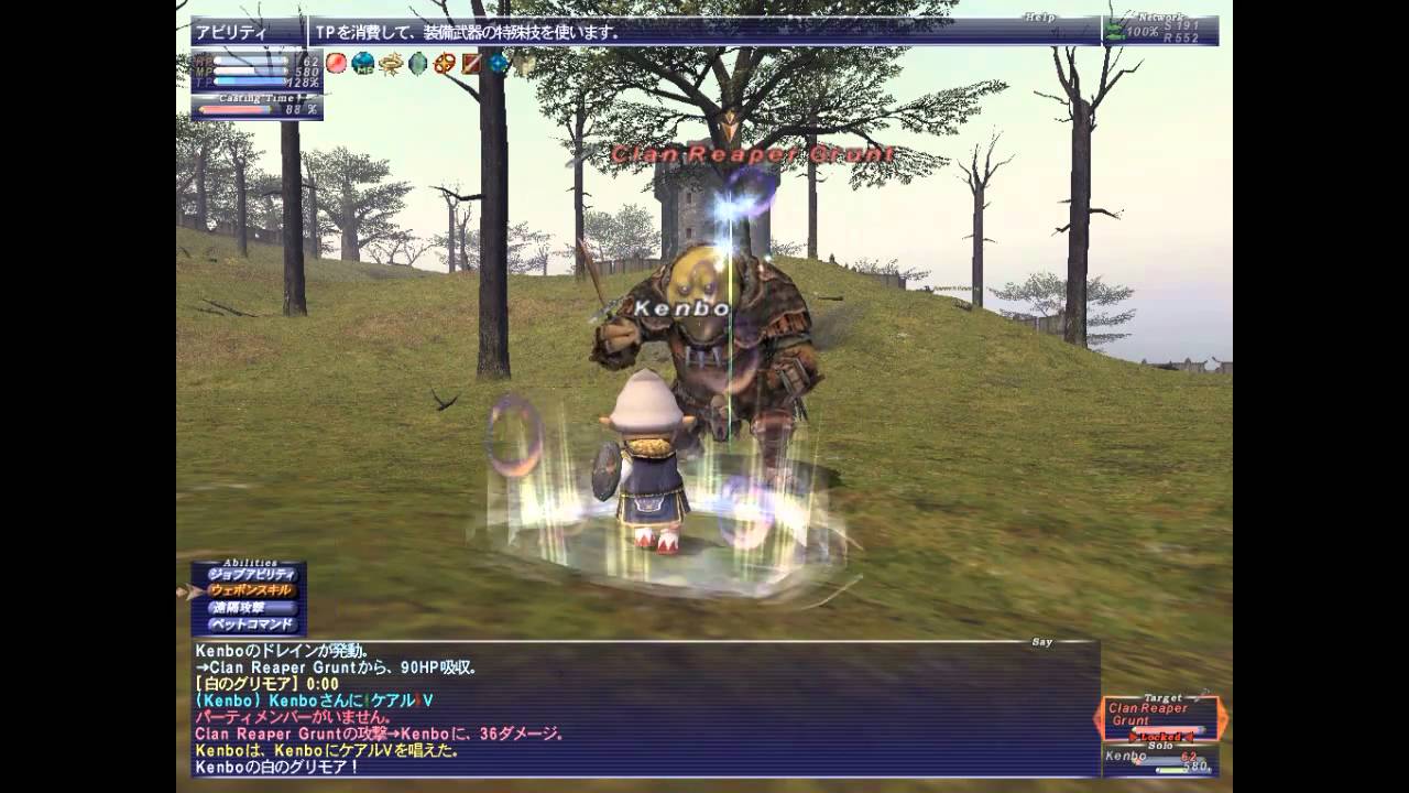 FF11 白ソロでカンパニエバトル / FF11 Campaign battle WHM Solo play - YouTube