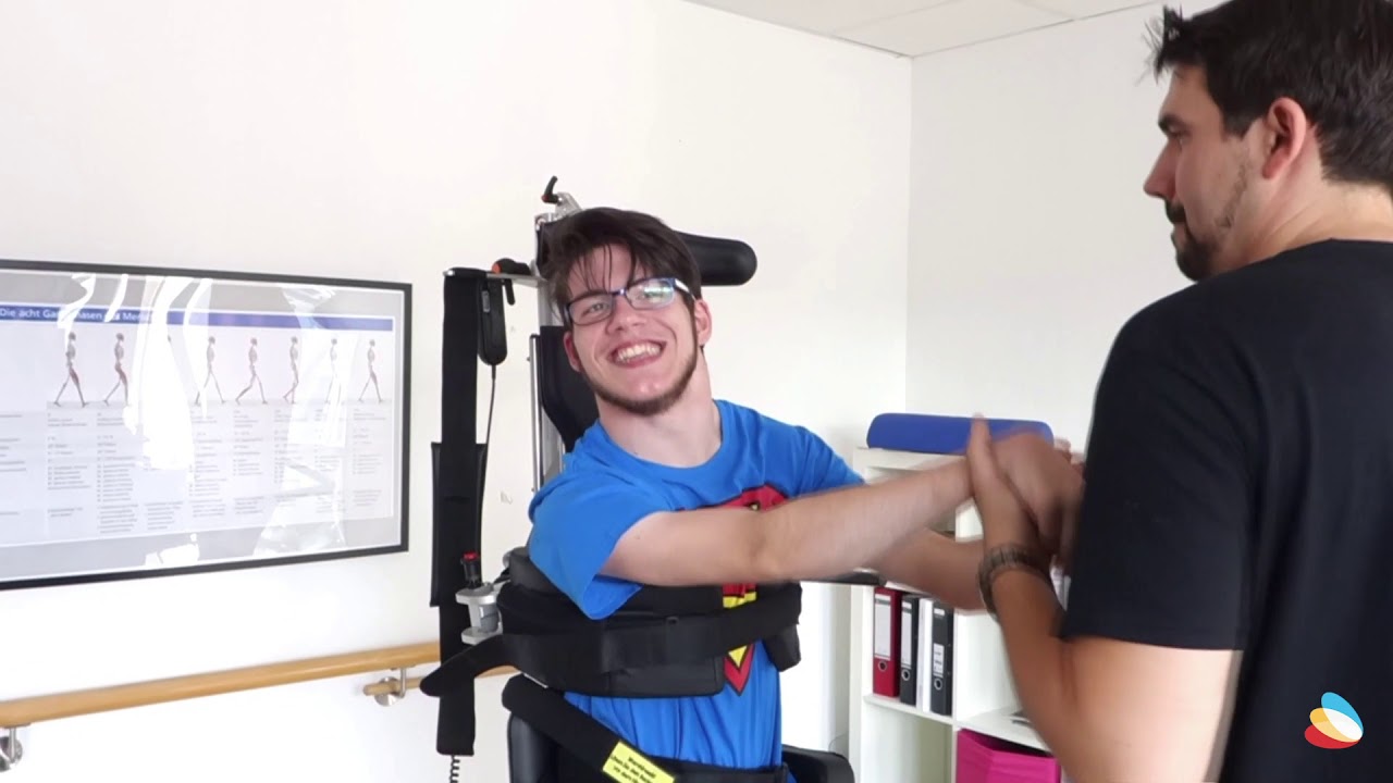 Innowalk Pro – Enhance your rehabilitation strategies (German) - YouTube