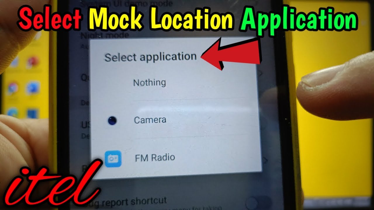 How to select mock location application on itel S15 | Debugging ...