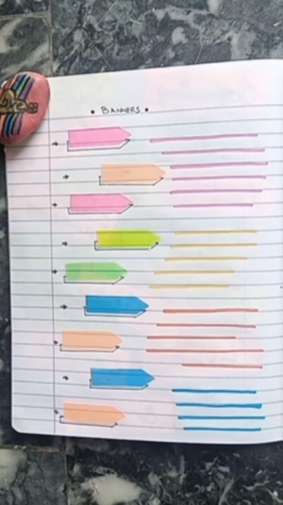 sticky strips notes #notes #sticky #strips #art #notebook #music #cover ...