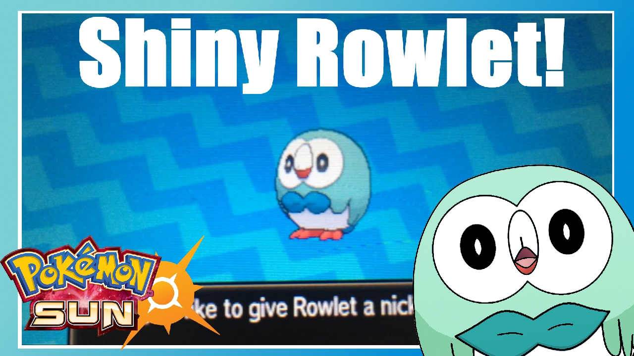 [LIVE REACTION] Shiny Rowlet! After 3962SRs In Pokémon Sun & Moon ...