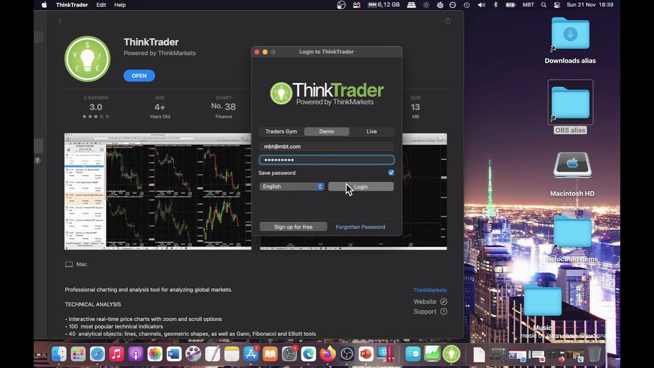 ThinkTrader App [MAC] Basic Overview - Mac App Store - YouTube