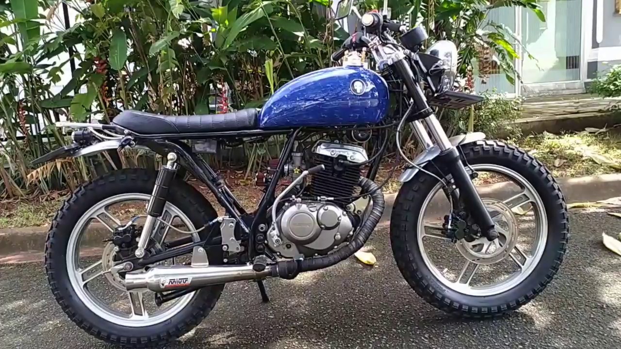 "The Black Skull", Motor Custom Berbahan Suzuki Thunder 125 Tahun 2012 ...