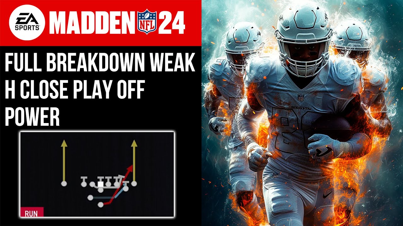 MADDEN 24 FULL BREAKDOWN WEAK H CLOSE PLAY OFF POWER - YouTube