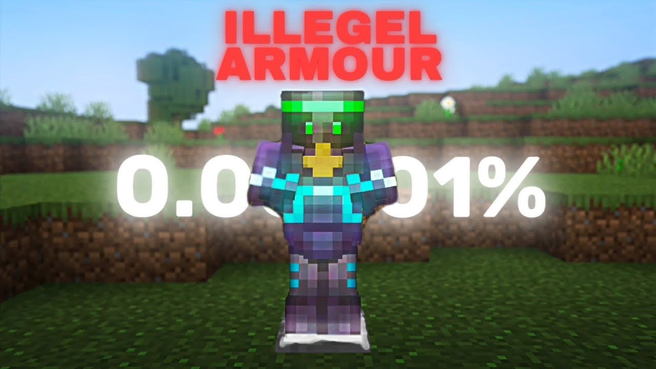How I Obtain Most ILLEGAL ARMOUR In MINECRAFT Survival - YouTube