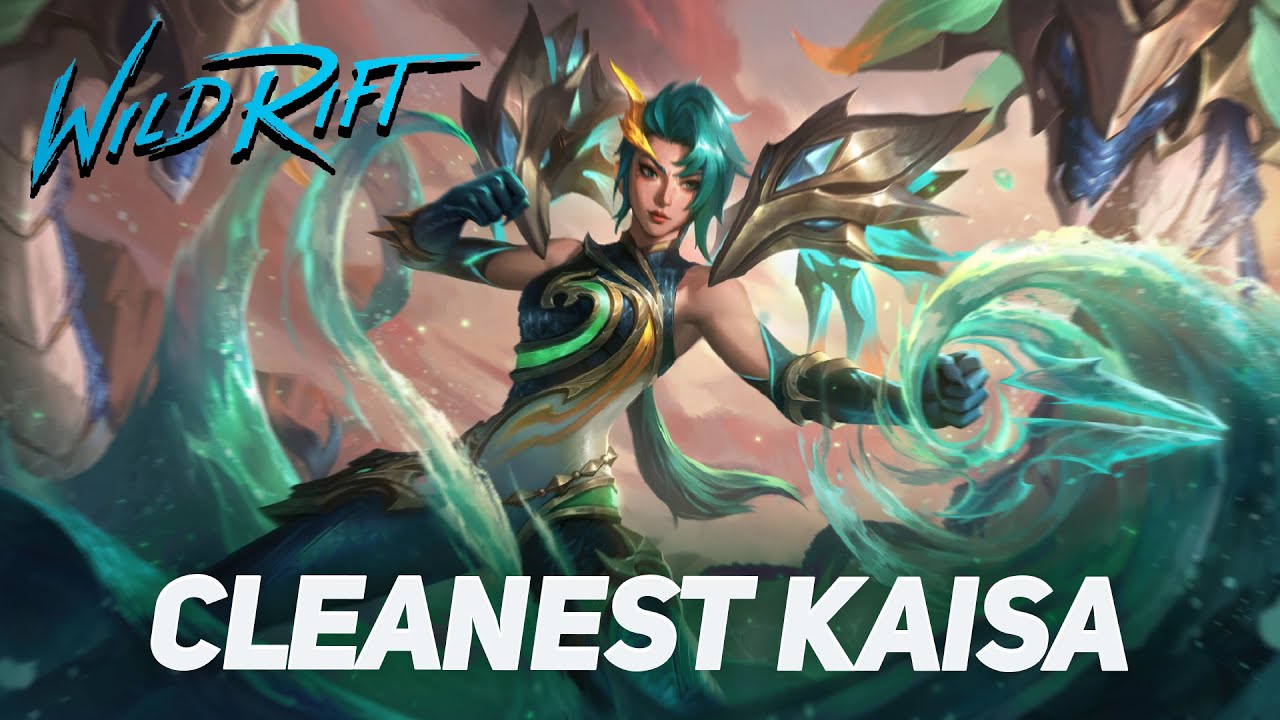 NEW SKIN LAGOON DRAGON KAISA GAMEPLAY | BROKEN BUILD KAISA | WILD RIFT ...