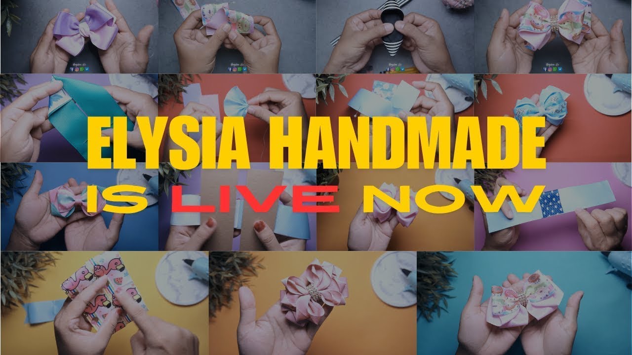 Learn to make ribbon bows with ELYSIA HANDMADE - YouTube
