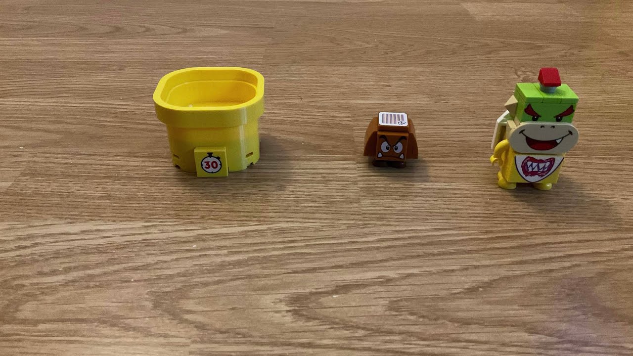 LEGO mario : pipe, bowser junior, Goomba - YouTube