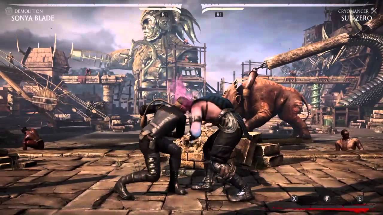 Mortal Kombat X Sonya 68% and 75% Demolition Xray Combos - YouTube