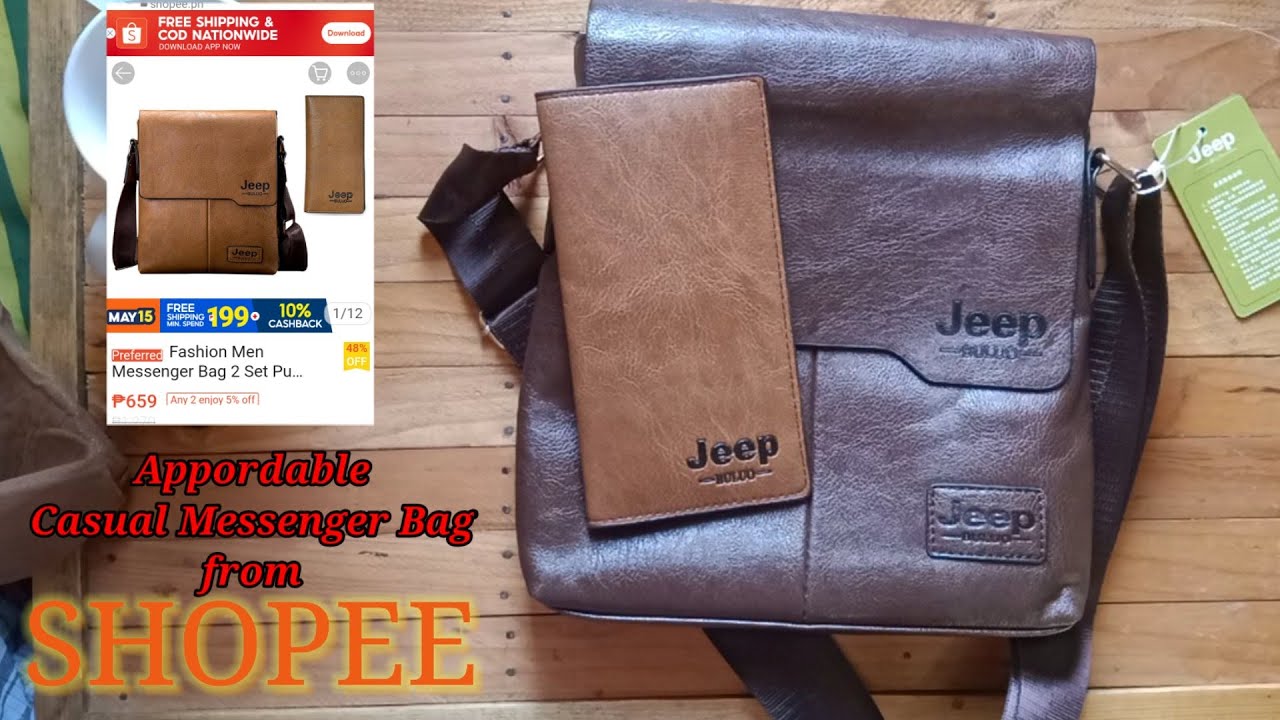 Online shopping(Casual Shoulder Bag)From SHOPEE - YouTube