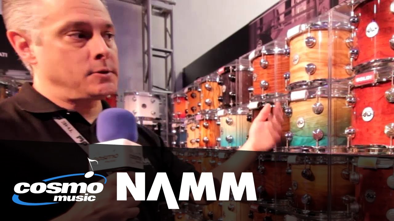 DW Drum Finishes - Cosmo Music at NAMM 2016 - YouTube