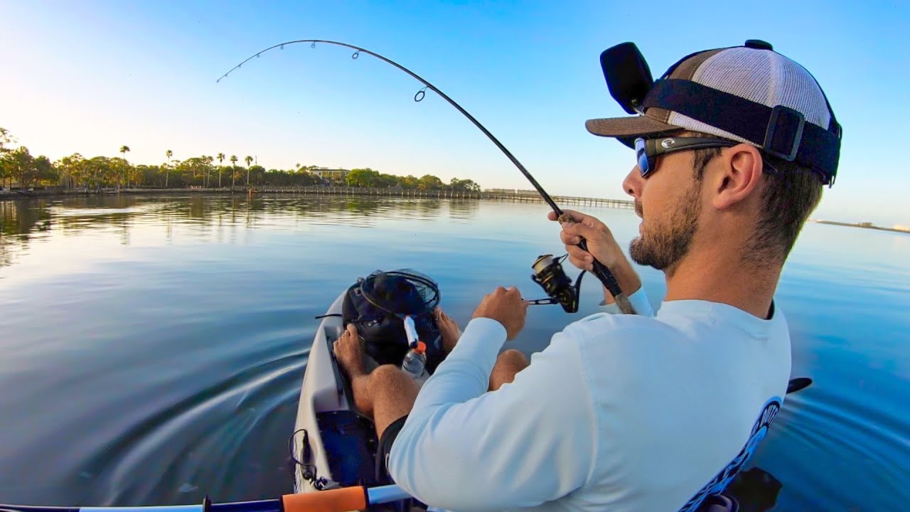 Early Morning Redfish Bite - New Topwater PB (Nearly Two PBs) - YouTube