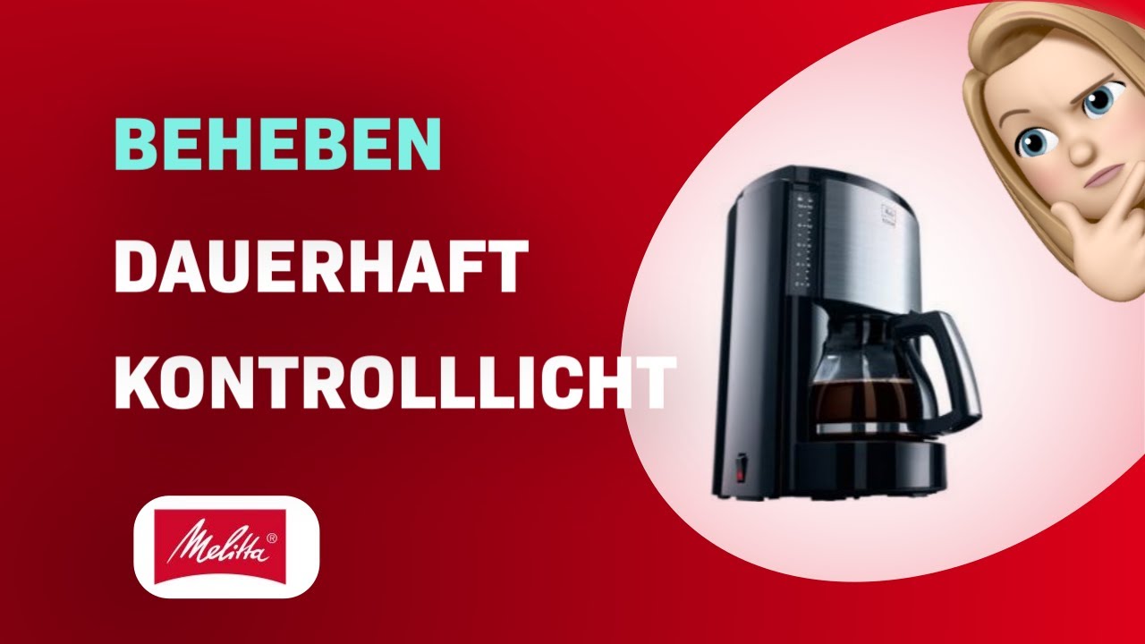 So beheben Sie das dauerhaft leuchtende Kontrolllicht Ihrer Melitta ...